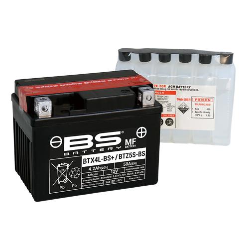 BS Battery BTX4LBs+ Motosiklet Akü