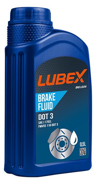 Lubex Brake Fluid Dot 3 Fren Hidroliği 500Ml